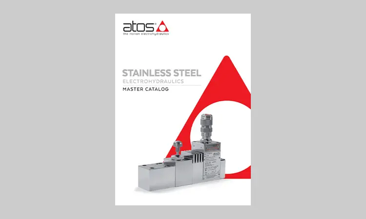 Atos | Stainless Steel Electrohydraulics Master Catalog